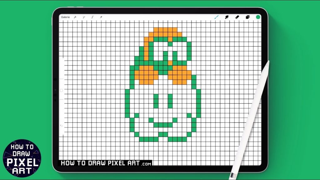 How to Draw Goomba | Pixel Art Tutorial | Super Mario Bros | クリボー ...